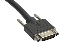 Commercial Micro-D, CMD-to-D-Sub, 9 Circuits, Female - Female, 0.91m Length