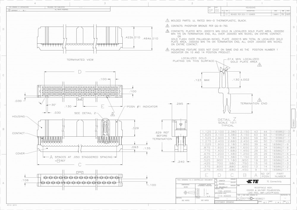 TE Connectivity 1658621-4 technical document preview