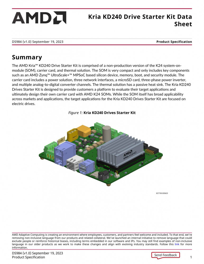 SK-KD240-G technical document page 1
