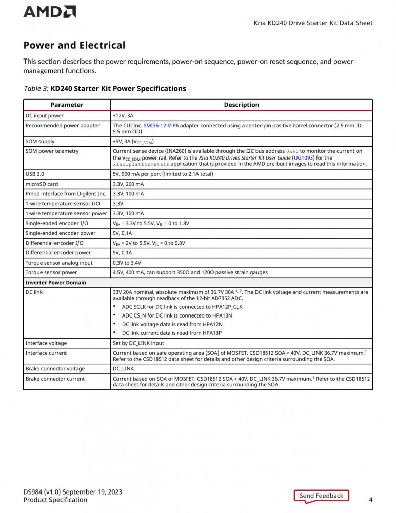 SK-KD240-G technical document page 4