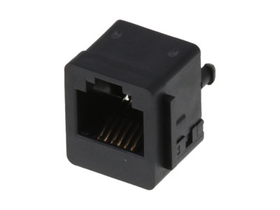 Modular Jack, Vertical, Low Profile, 6/4