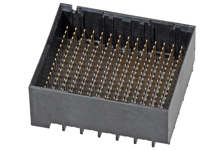 Impact 100 Ohm 5 Pair Vertical Backplane Header, Unguided, Dual Endwall,  14 Columns, 210 Circuits, Pin Length 5.50mm, Plated Through Hole Dimension 0.39mm, Lead-Free for sale