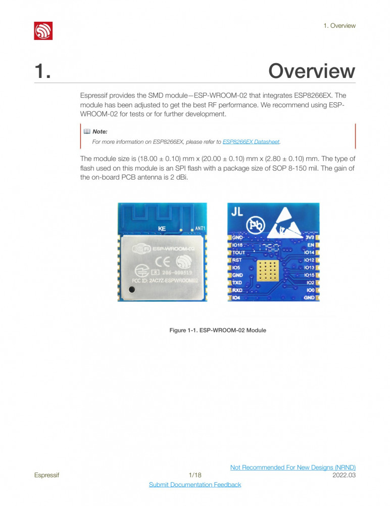 ESP-WROOM-02 datasheet page 5