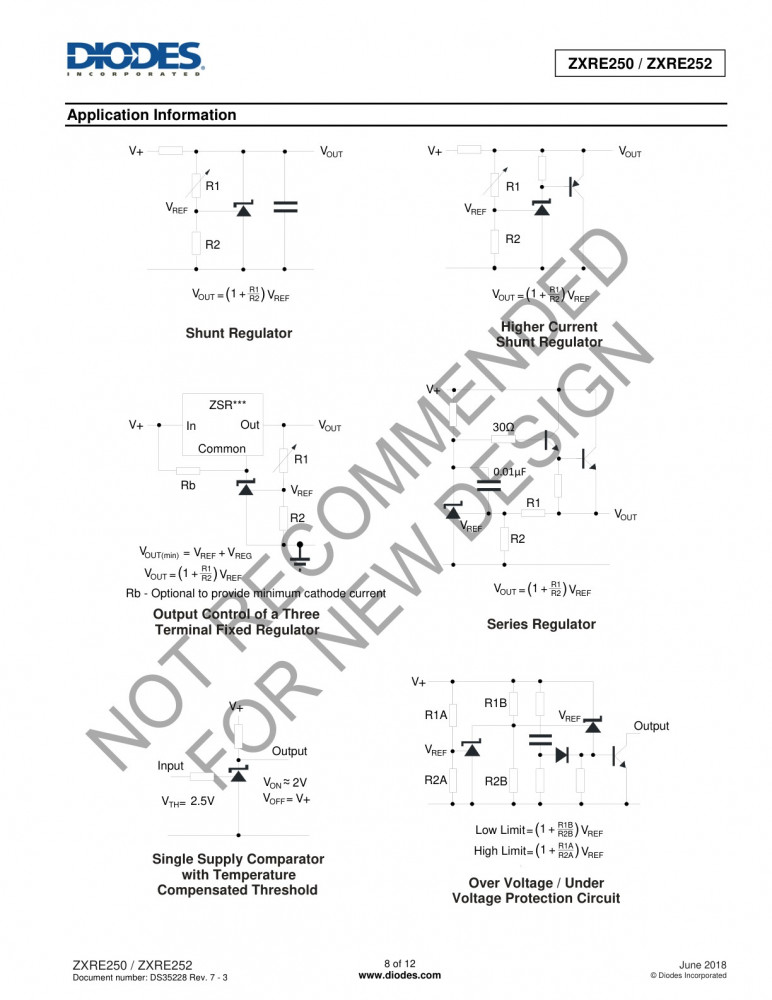 ZXRE252 datasheet page 8