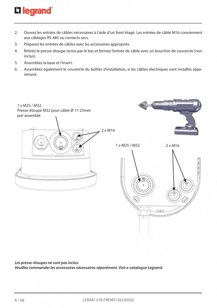 Green'up One installation manual page 8