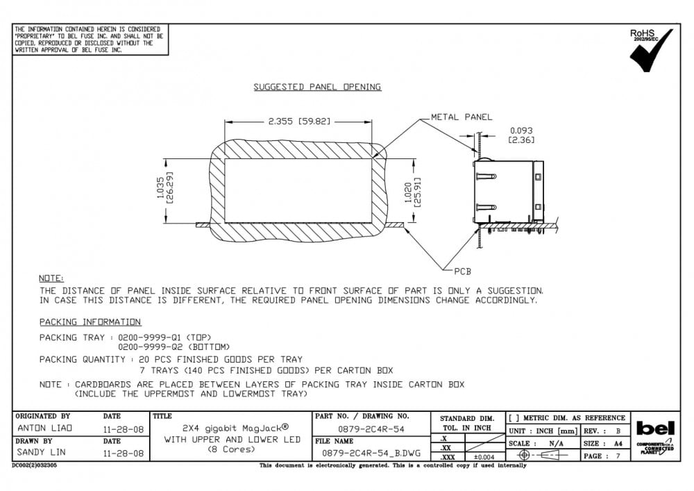 0879-2C4R-54 technical drawing page 6