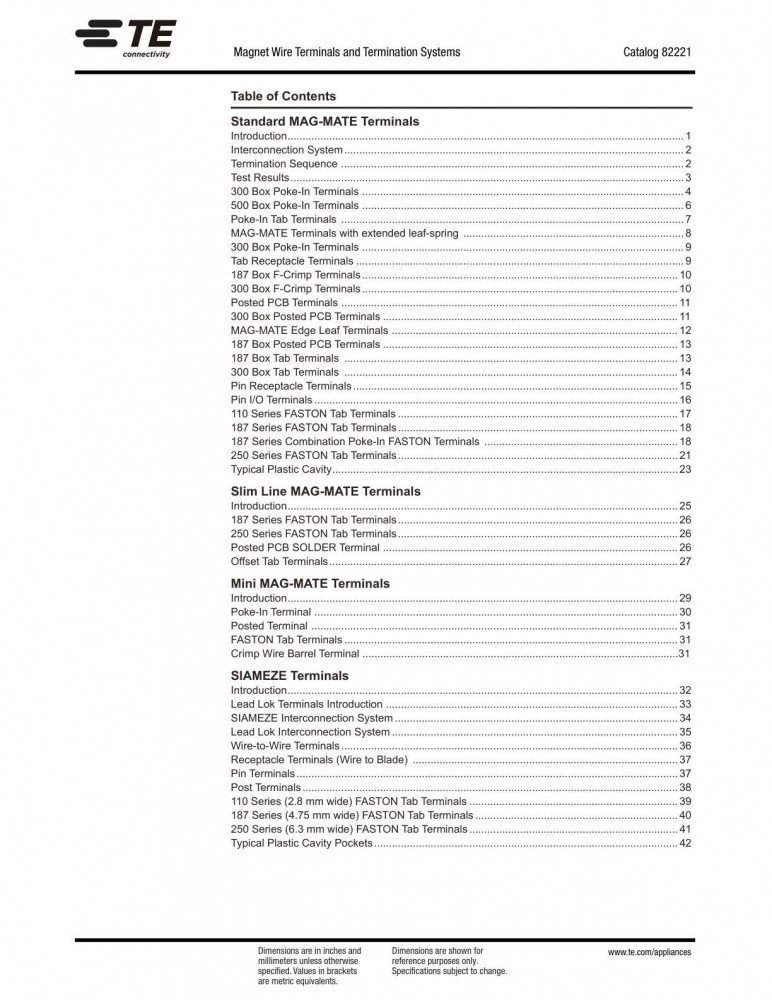 TE Connectivity MAG-MATE catalogue page 2