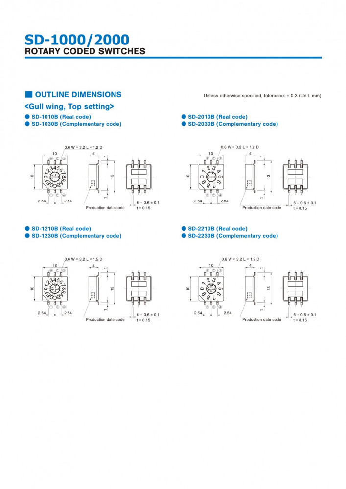 Nidec SD-2111 datasheet page 6