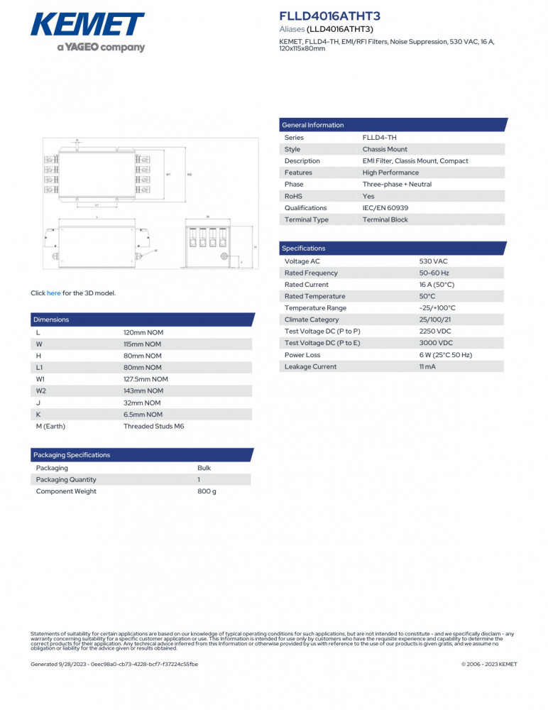 FLLD4016ATHT3 technical document page