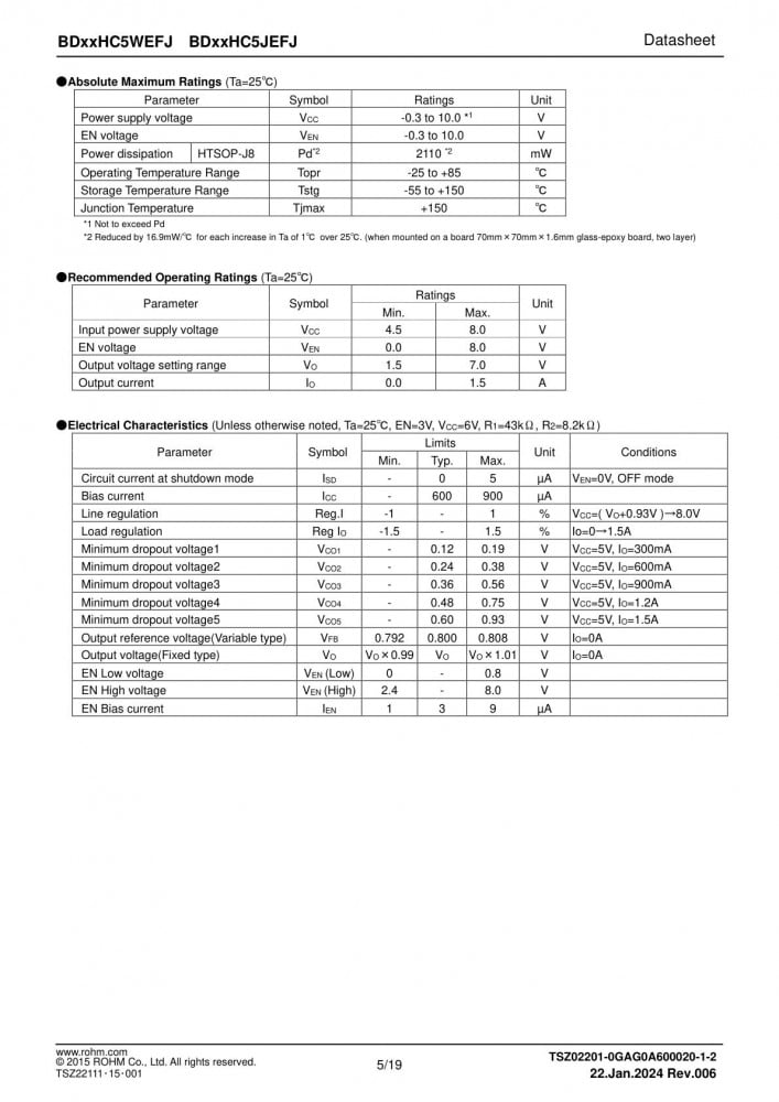 BD50HC5WEFJ-E2 document page 5