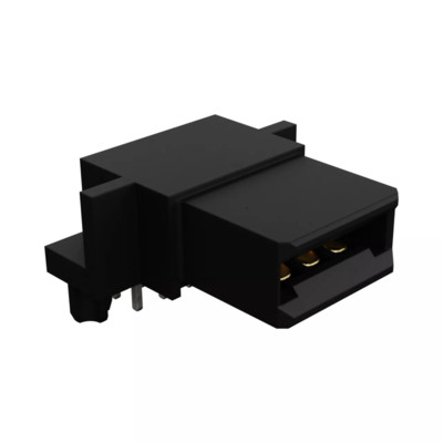 EXTreme LPHPower Receptacle Header, Right-Angle, 2 Power Contacts, Select Gold (Au) Plating, for 2.36mm Thick PC Board, with Press-fit Plastic Pegs for sale