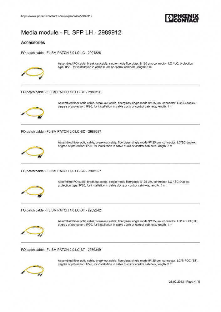 Phoenix Contact 2989912 technical document page 4