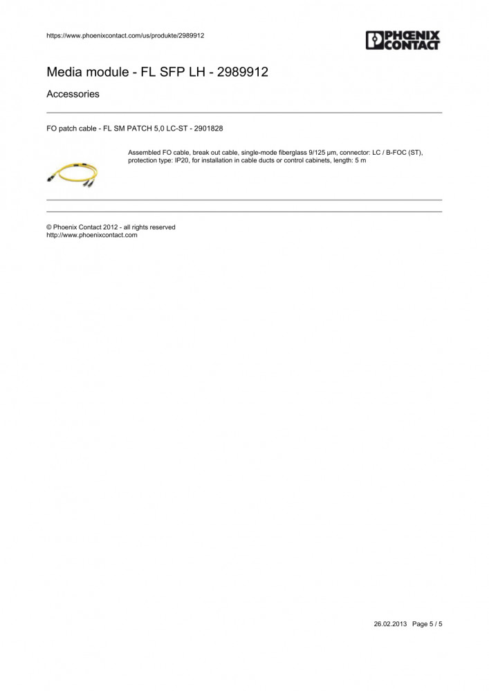 Phoenix Contact 2989912 technical document page 5