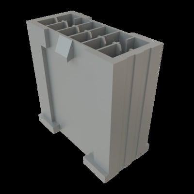 Samtec ISP1-06-A Rectangular Connector Housing