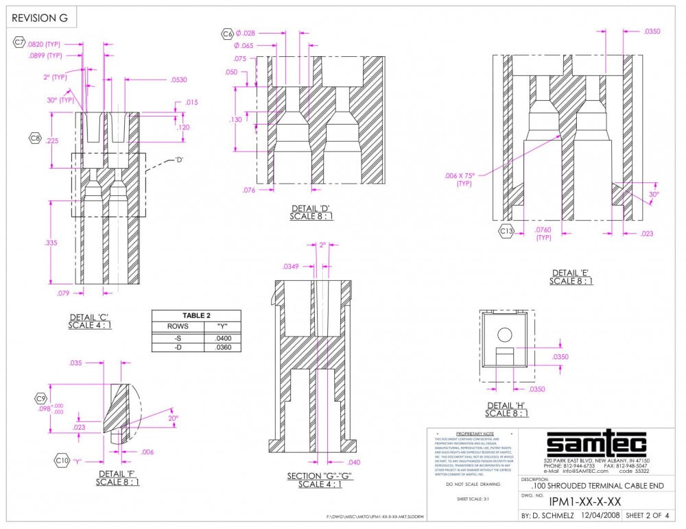 IPM1-06-D technical drawing page 2