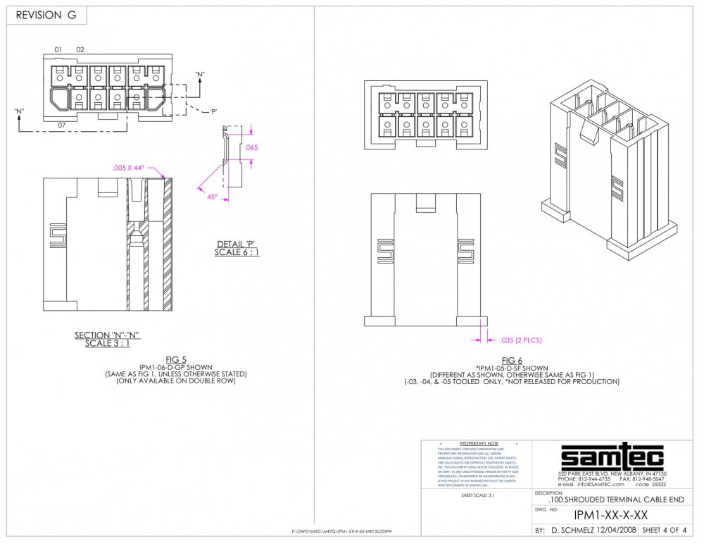 IPM1-06-D technical drawing page 4