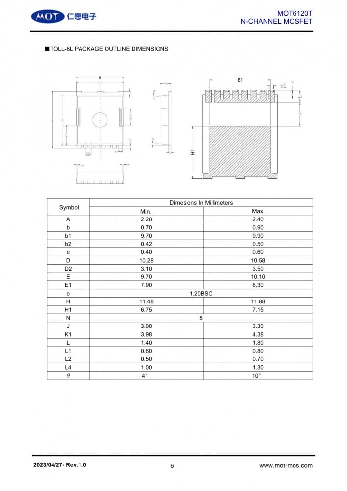 MOT6120T datasheet page 6