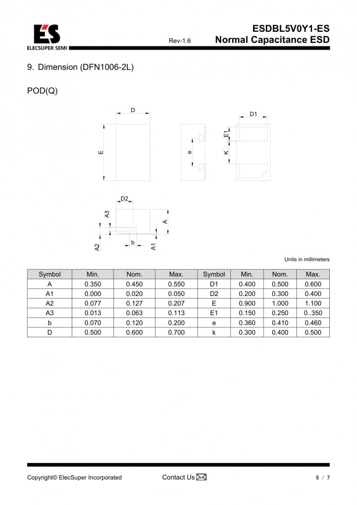 ESDBL5V0Y1-ES datasheet page 5