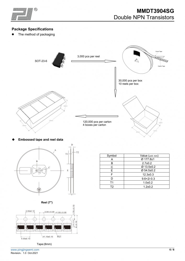 MMDT3904SG datasheet page 6