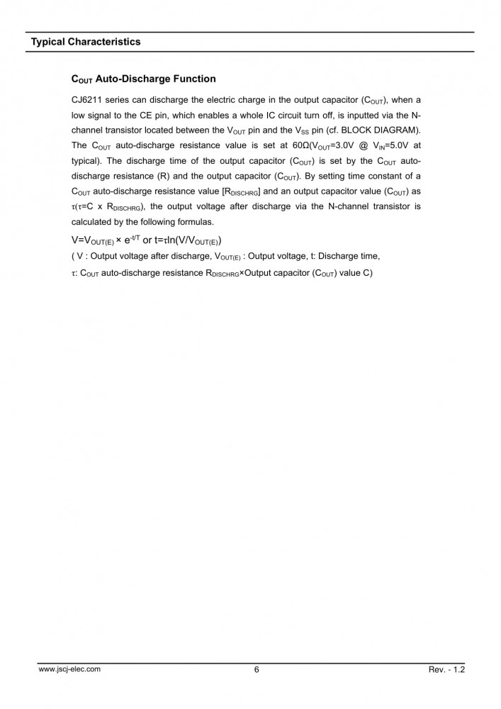 CJ6211 datasheet page 6
