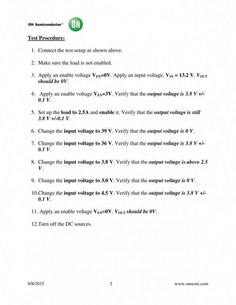 NCV891330PD38GEVB required equipment document page 2