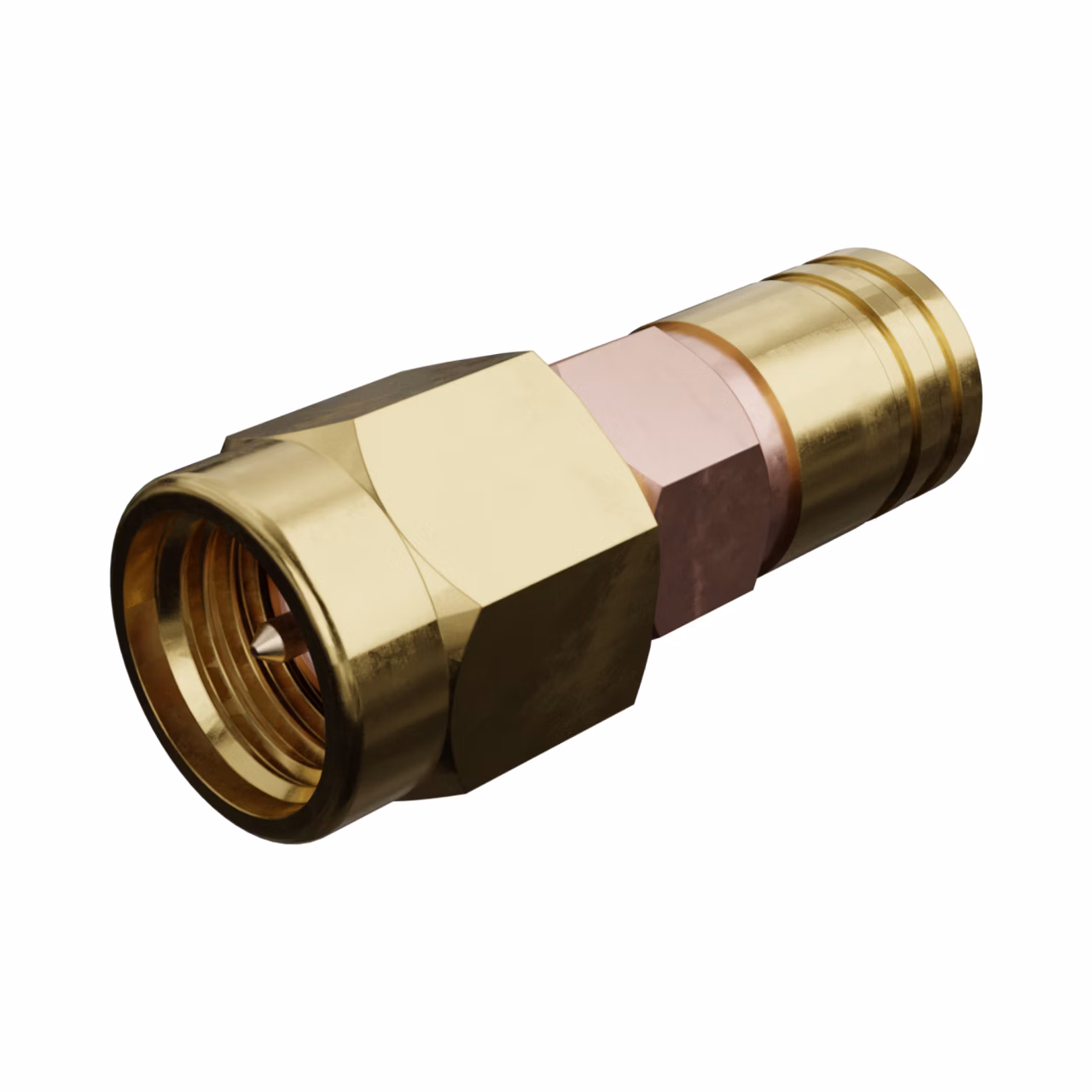 SMB Plug-to-SMA Plug, Between-Series Adapter, Tray, 50 Ohms for sale