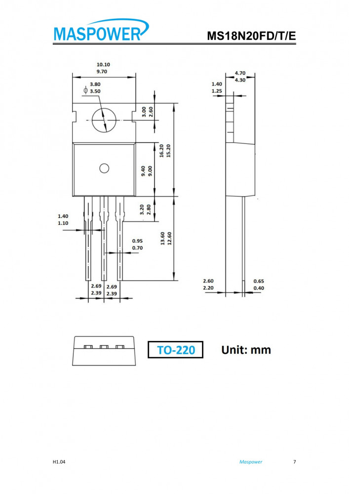 MS18N20FT datasheet page 7