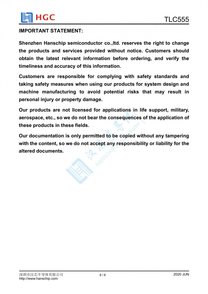 TLC555DRG datasheet page 6