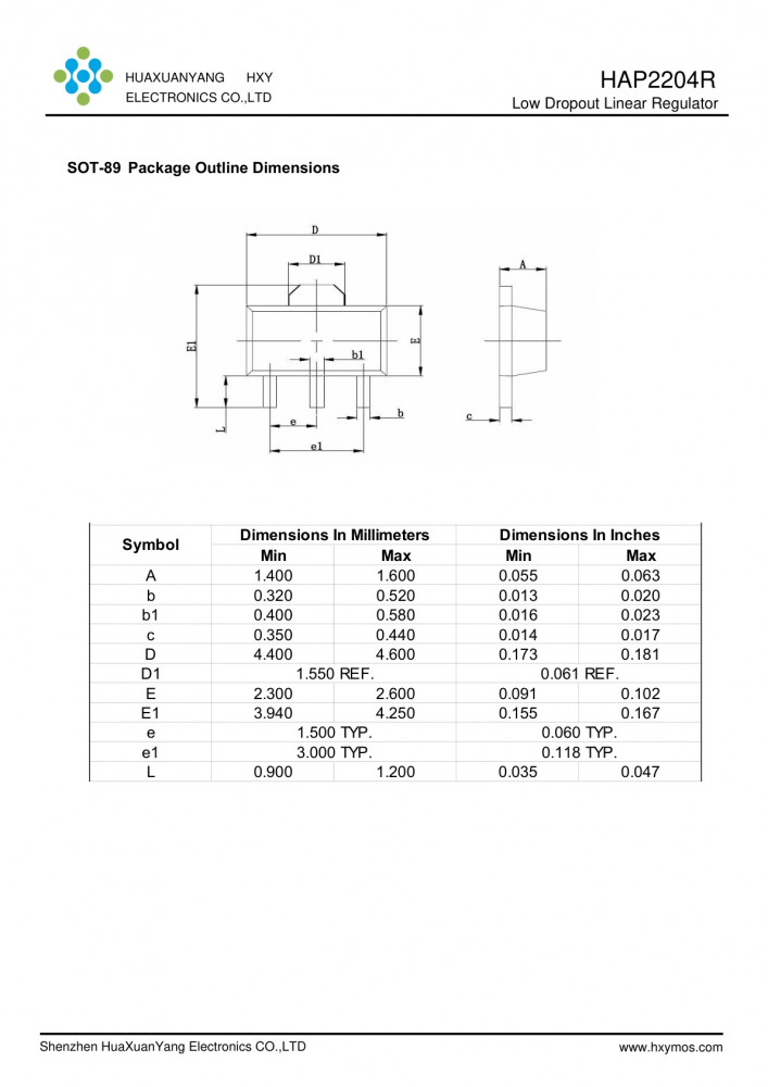 HAP2204R series datasheet page 5