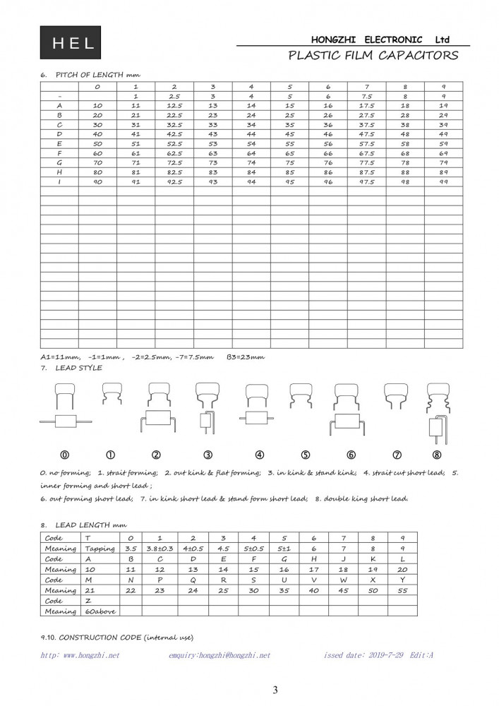 MPP capacitor specification page 4
