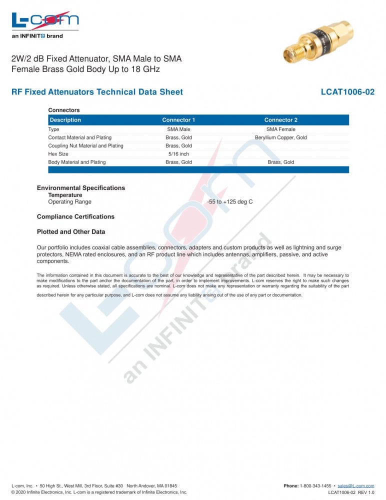 LCAT1006-02 datasheet page 2
