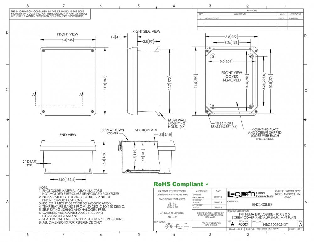 NBC100805-KIT technical document page