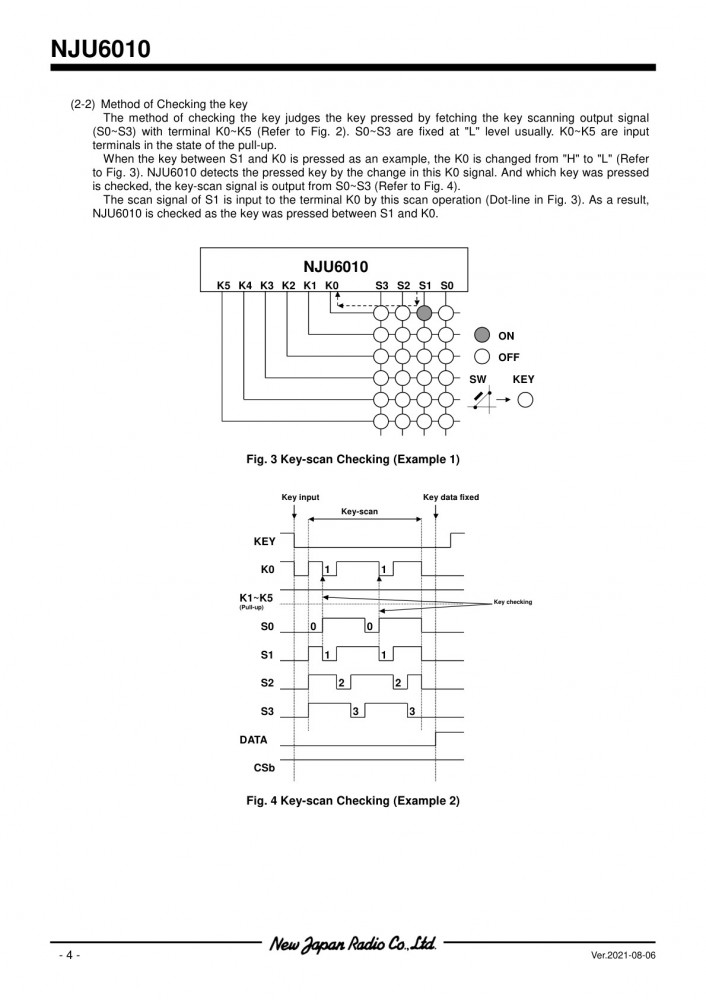 NJU6010 datasheet page 4