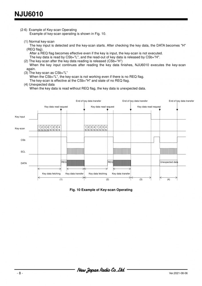 NJU6010 datasheet page 8