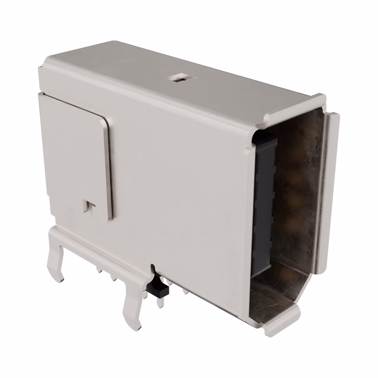2.00mm Pitch I/O PCB Receptacle, Upright-Style, Phosphor Bronze Shell, 10 Circuits for sale