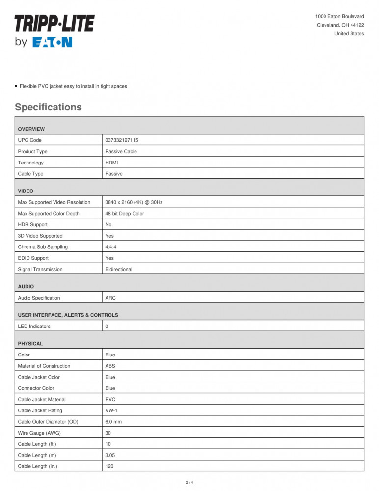 P568-010-BL technical document page 2