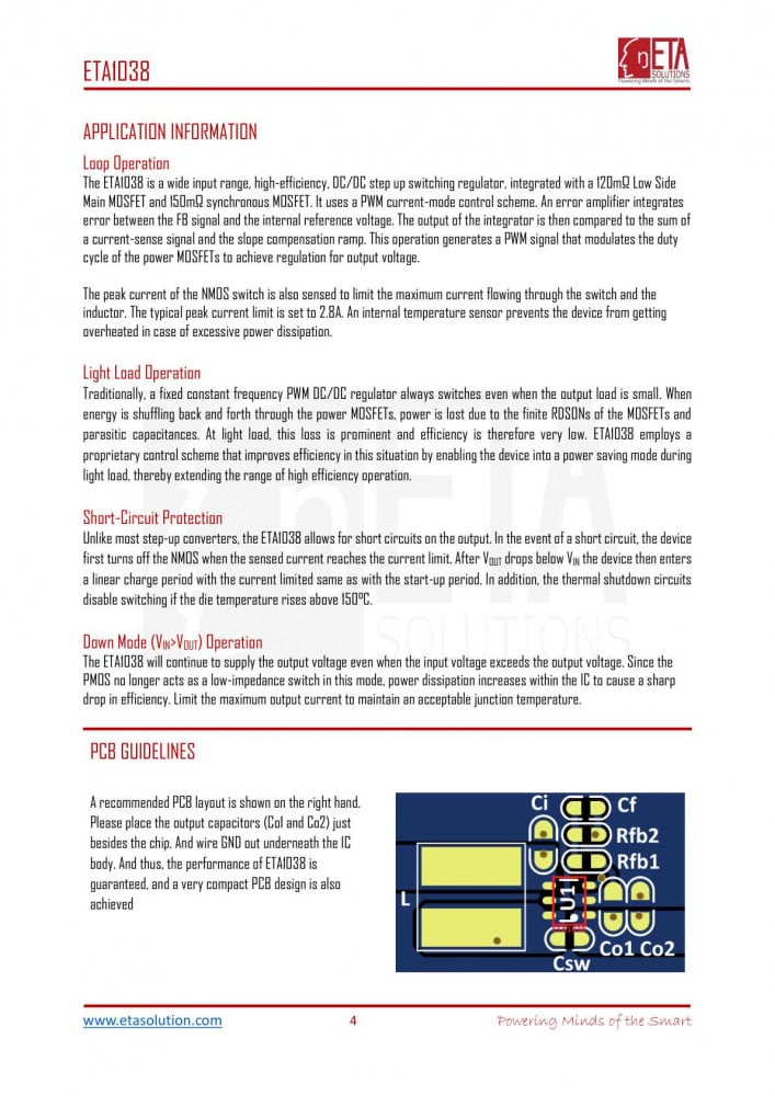 ETA1038S2G datasheet page 4