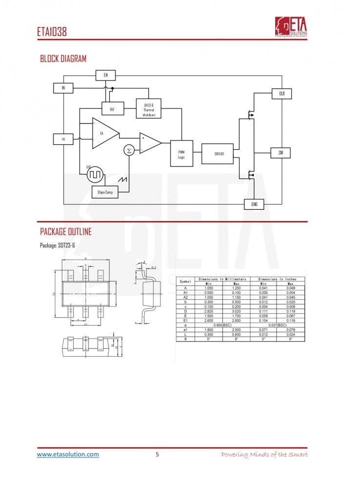 ETA1038S2G datasheet page 5