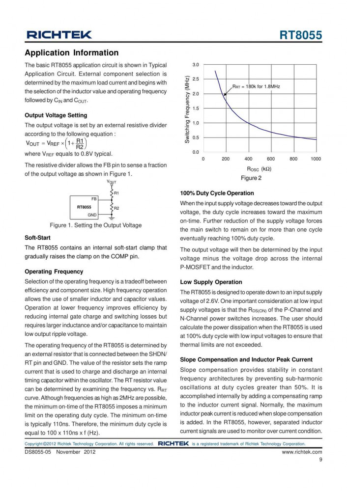 RT8055 datasheet page 9