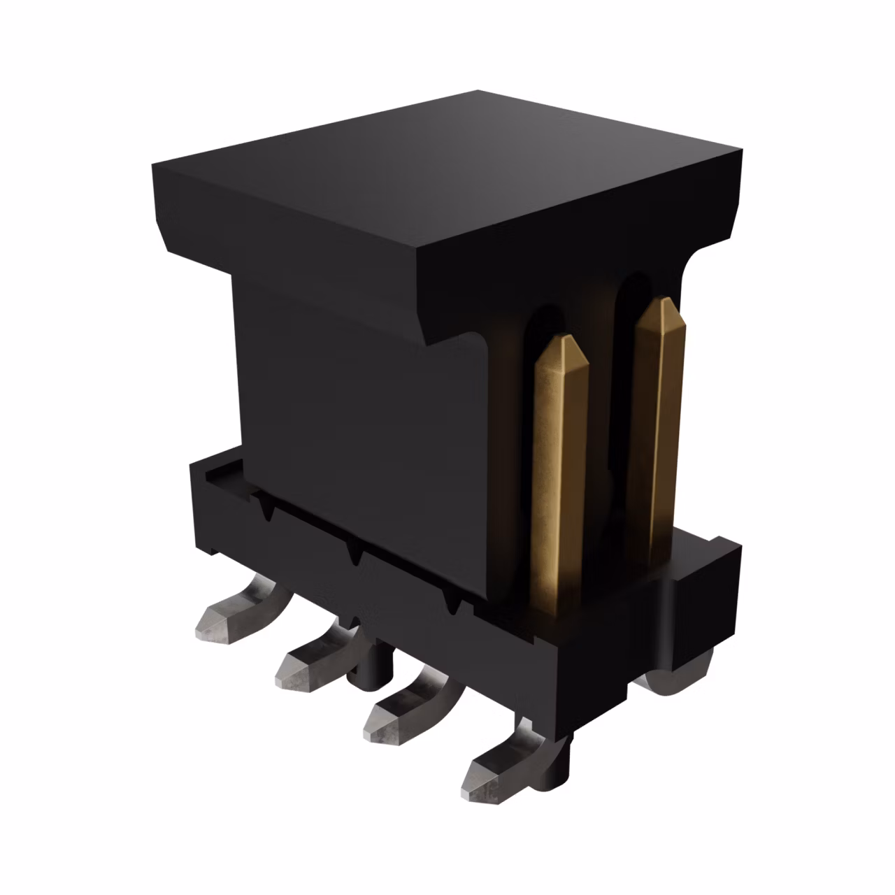 Milli-Grid Header, Vertical, Surface Mount, 8 Circuits, 0.76µm Gold (Au) Plating, Mating Pin Length 3.80mm, with Cap and Pegs, Tape and Reel, Lead-Free for sale