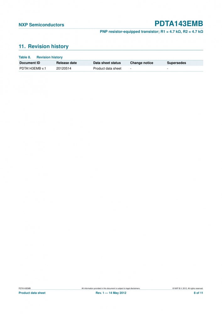 PDTA143EMB datasheet page 9