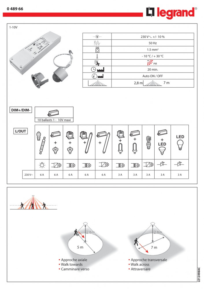 Legrand 048966 technical document, page 1