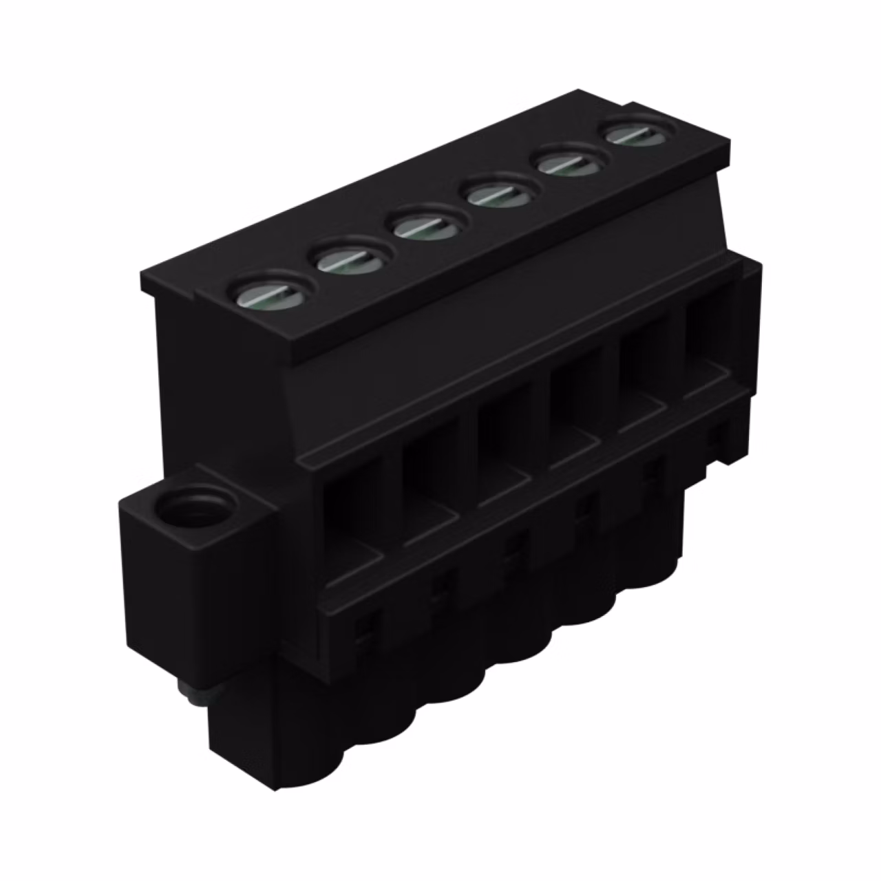 5.00mm Pitch Eurostyle Vertical Plug, with Retention Screws, Rear Wire Entry, 6 Circuits for sale