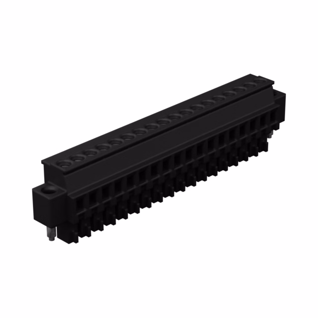 3.81mm Pitch Eurostyle Vertical Plug, with Retention Screws, Front Wire Entry, 18 Circuits for sale