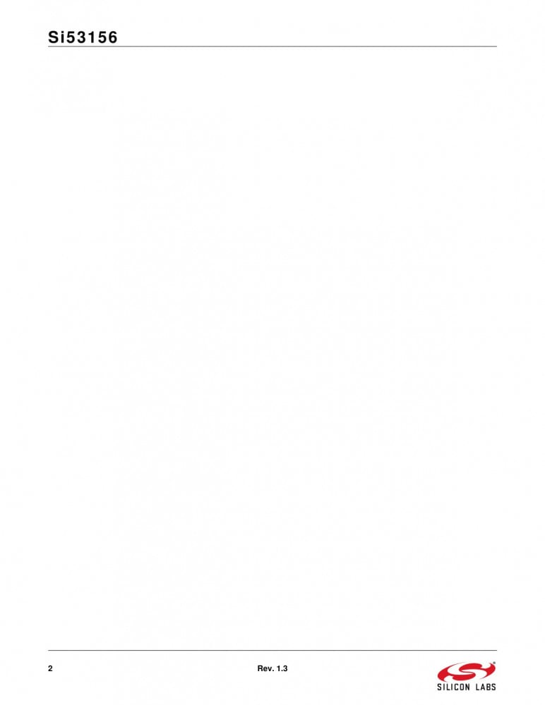 SI53156-A01AGMR datasheet page 2