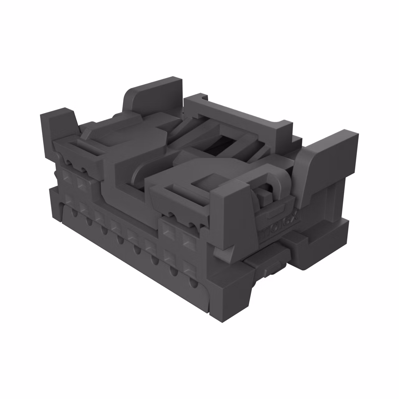 PROPOSED REPLACEMENT: MINI50 GEN II UNSEALED RECEPTACLES (206523 SERIES);  Mini50 Unsealed Receptacle, Dual Row, Bridged, 12 Circuits, Polarization Option B, Gray for sale