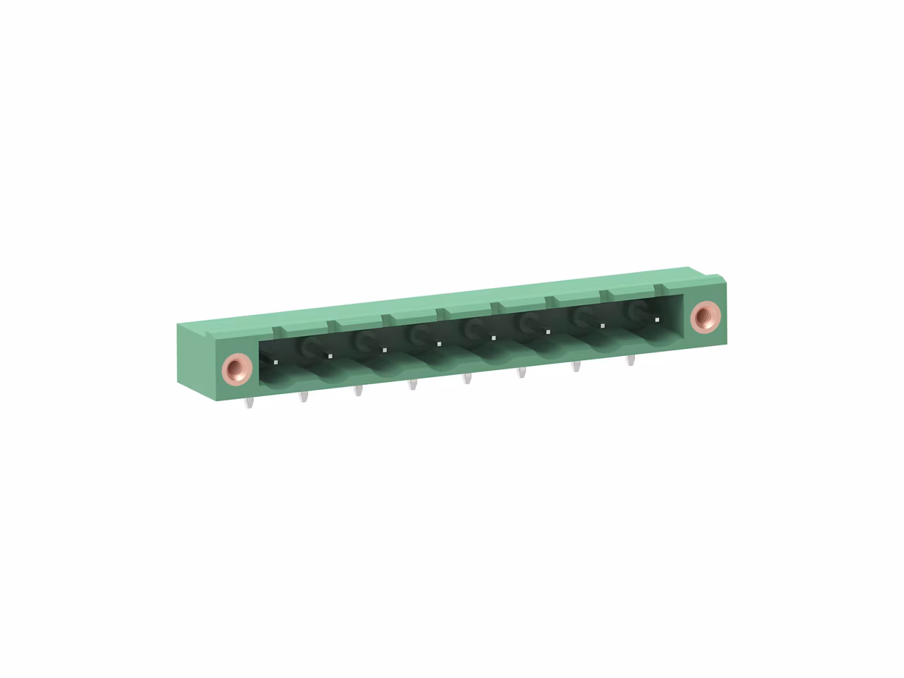 7.62mm Pitch Eurostyle Right-Angle PCB Header, with Retention Ends, 8 Circuits for sale