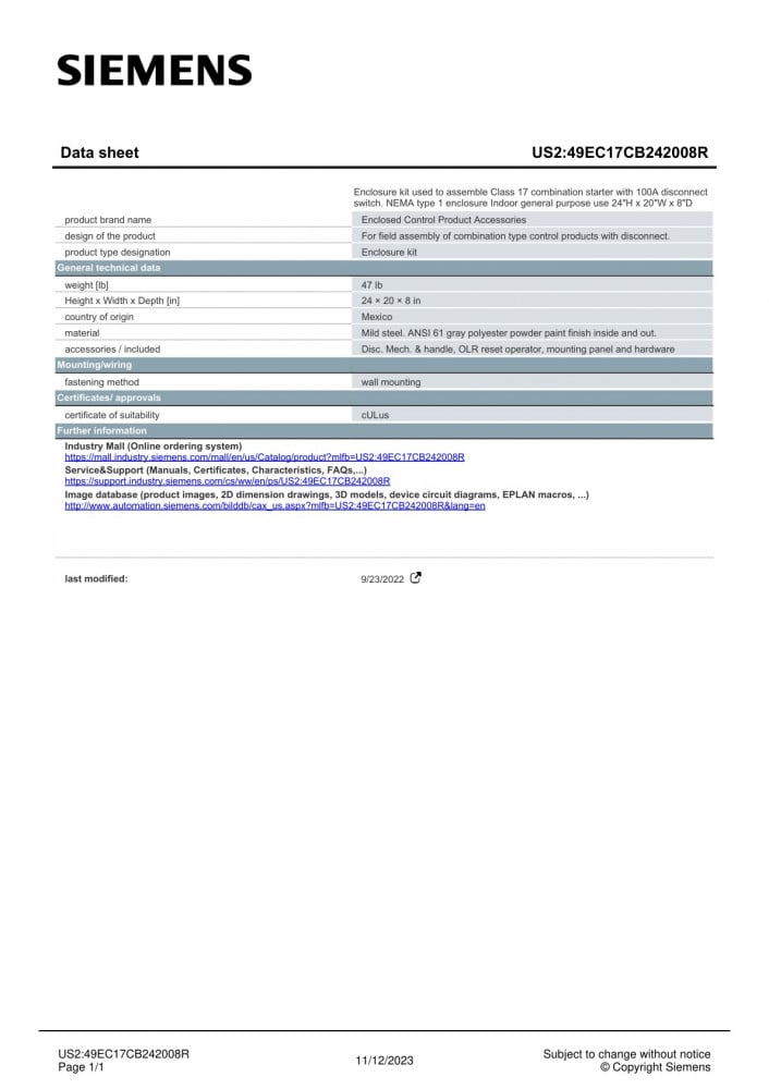 49EC17CB242008R technical document preview