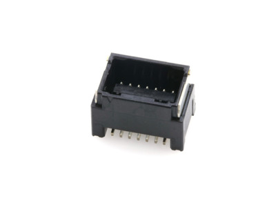 1.25mm Pitch, Micro-Lock Plus PCB Header, Dual Row, Vertical, Surface Mount, 0.38µm Gold Plating, Positive Lock, 14 Circuits, Red