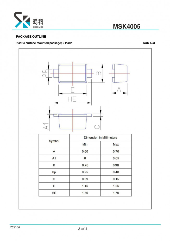 MSK4005 datasheet page 3